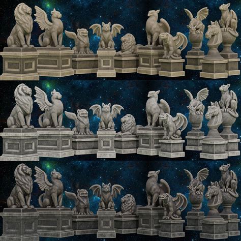 Artstation Sculptures Pack Game Assets