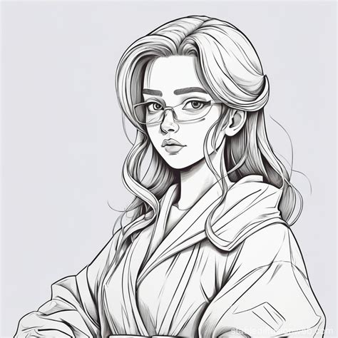 Character Outline Illustration Stable Diffusion Online