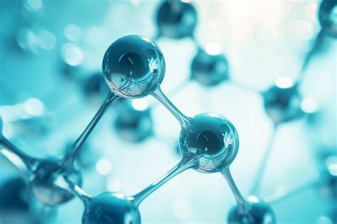 Premium Vector Science Background With Molecule Or Atom Abstract Structure For Science Or