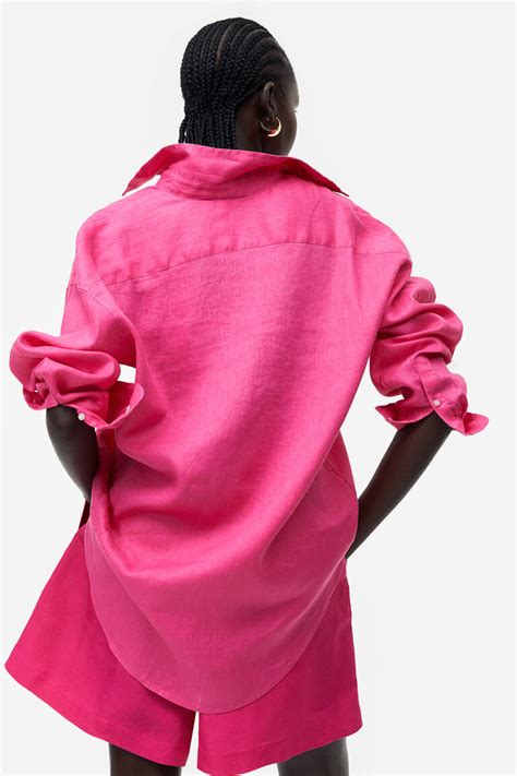 Oversized Linen Shirt