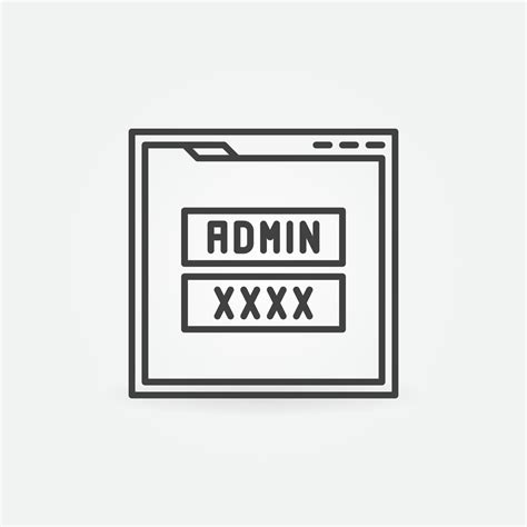 Web Page With Login And Password Fields Vector Outline Icon 13448379