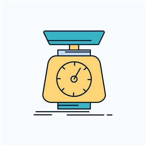 Implementation Mass Scale Scales Volume Flat Icon Green And Yellow