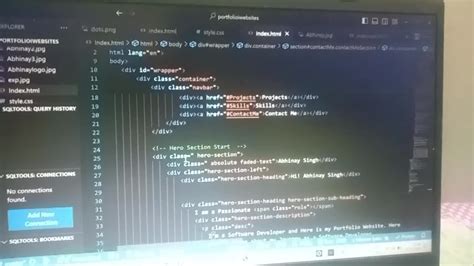 Abhinay Singh On Linkedin Portfolio Html Css Dom Webdevelopment Html Css