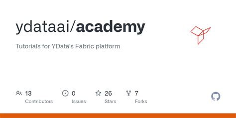 GitHub Ydataai Academy Tutorials For YData S Fabric Platform