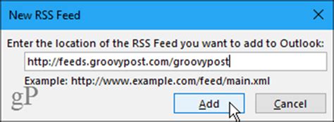 Rss Feeds In Outlook Communication Square Knowledge Base