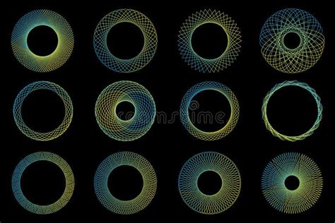 Abstract Colored Circles Grid Vector Illustration Stock Image Stock Vector Illustration Of
