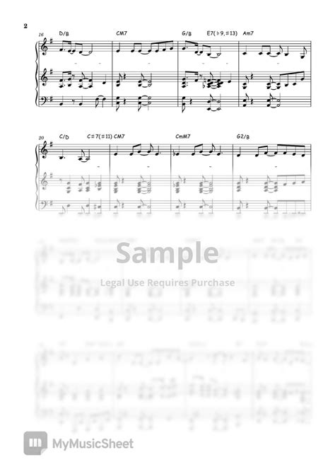 김흥영 김노아 내 안에 부어 주소서 G Key Sheets By 생명의건반