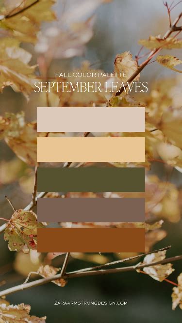 October Autumn Color Palette Ideas Artofit