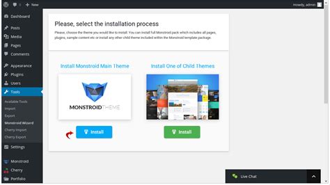 Monstroid How To Re Install A Theme Template Monster Help