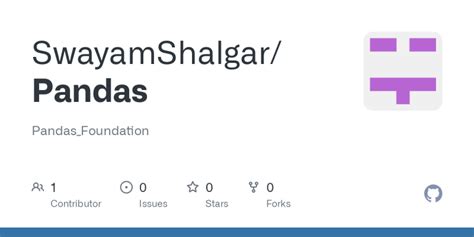 Swayam Shalgar On Linkedin Github Swayamshalgarpandas Pandas