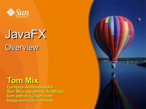 Presentation Course About Javafx Odp