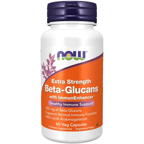 Now Supplements Beta Glucans With Immunenhancer Extra Strength 250
