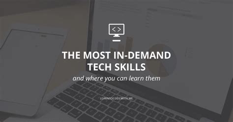 The Most In Demand Tech Skills To Learn In 2024 Learn To Code With Me