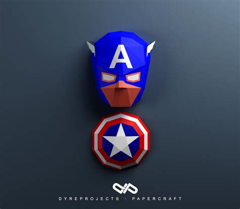 Captain America Papercraft Cubeecraft Super Hero Love Vrogue Co