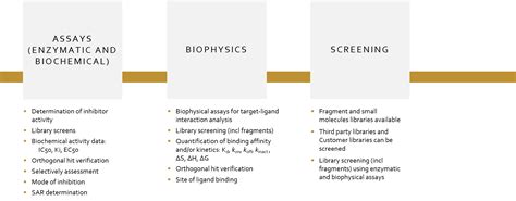 Assays Biophysics Screening For Drug Discovery