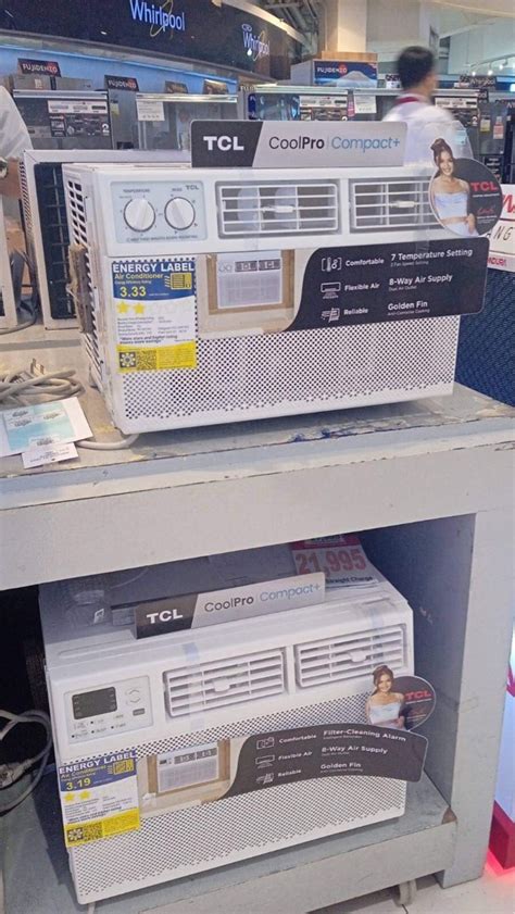 TCL WINDOW TYPE AIRCON TV Home Appliances Air Conditioning And