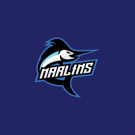 Marlins Logo Esport Design Mascot 24306160 Vector Art At Vecteezy