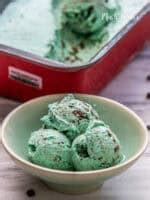 No Churn Mint Chocolate Chips Ice Cream Much Butter