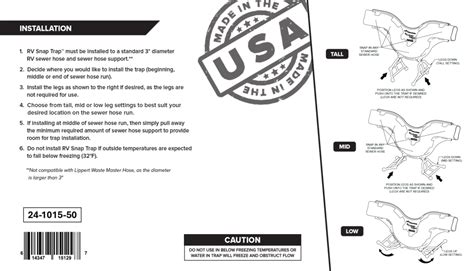 EZ RV Solutions Product Instruction Page EZ RV Solutions