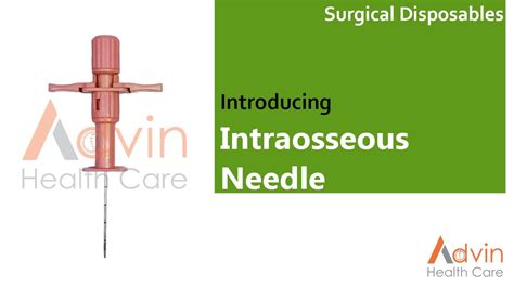 Intraosseous Needle YouTube