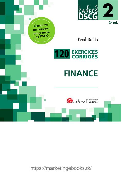Solution Dscg Exercices Corrig S Finance Exercices Corrig S Pour R Viser Et Sentra Ner