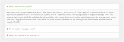 20 Free Bootstrap Accordions Templates