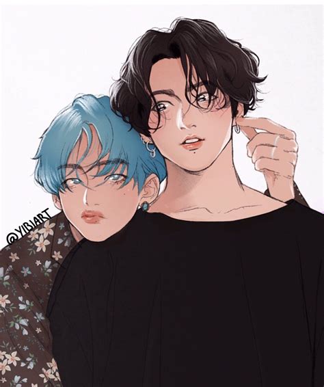 Pin By Love Bts On Kookv Vkook Fanart Fan Art Vkook Fanart Bts Fanart My XXX Hot Girl