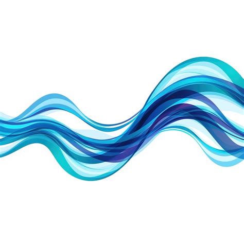 Wave Illustration Gradient Pattern Premium Ai Generated Image