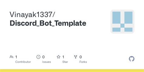Github Vinayak1337discordbottemplate