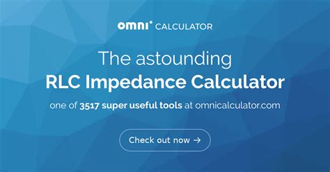 Rlc Impedance Calculator