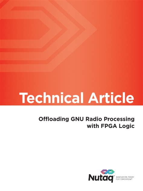 Offloading Gnu Radio Processing With Fpga Logic Pdf