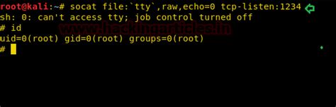 Linux For Pentester Socat Privilege Escalation