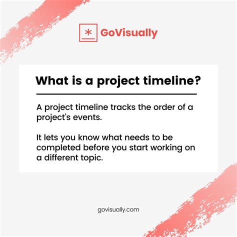 How To Create A Project Timeline In Actionable Steps GoVisually