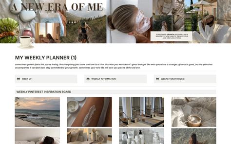 Weekly Planner Template Notion Marketplace