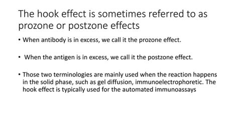 Hook Effect Pptx Chemistry Science