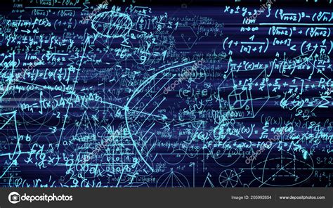 Rendering Abstract Blocks Mathematical Formulas Virtual Space Camera Mathematical Formulas