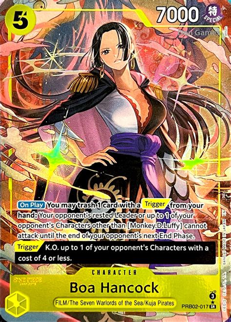 Prb02 017 Boa Hancock Character Card Alternate Art Don Games