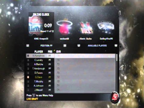 Nba Draft Games 2k20