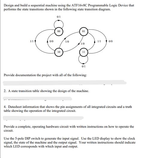 Solved Design And Build A Sequential Machine Using The