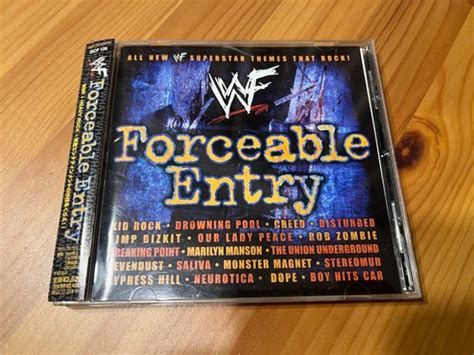 Wwf Forceable Entry Japan Obi Cd Metal 2000s Disturbed Sevendust Limp Bizkit Ebay Uk