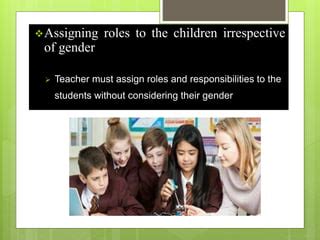 Role Of Teacher And Women S Action Group PPT