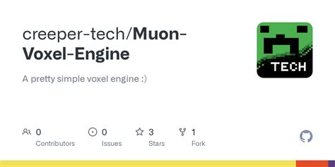 github creeper tech muon voxel engine a pretty simple voxel engine