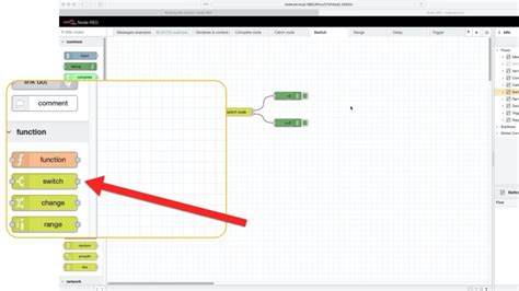 Node Red The Switch Nodes Tech Explorations