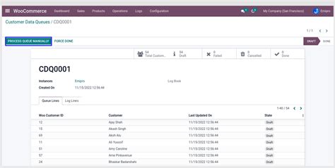 Import Customer Odoo Woocommerce Connector By Emipro
