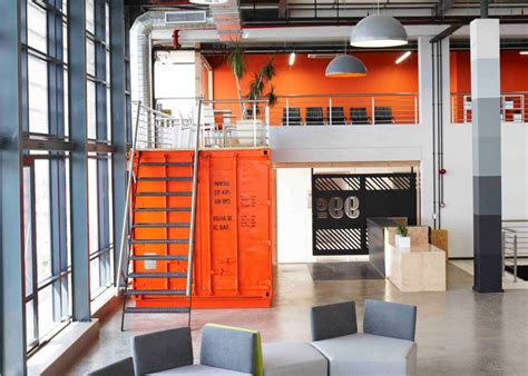 10 Of The Most Creative Office Interiors From Dezeens Pinterest Boards