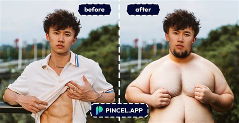 Change Body Shape On Photo Using AI Pincel