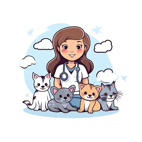 Cute Cartoon Veterinarian Pictures
