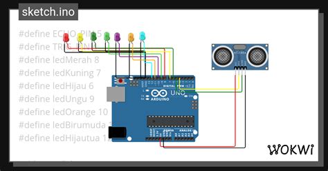 Deteksi Banjir Wokwi Esp32 Stm32 Arduino Simulator