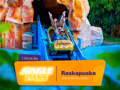 Single Pass 01 Atração 1 Dia Raskapuska Beto Carrero World