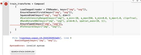 Invalid Syntax Appearing · Issue 4682 · Project Monaimonai · Github